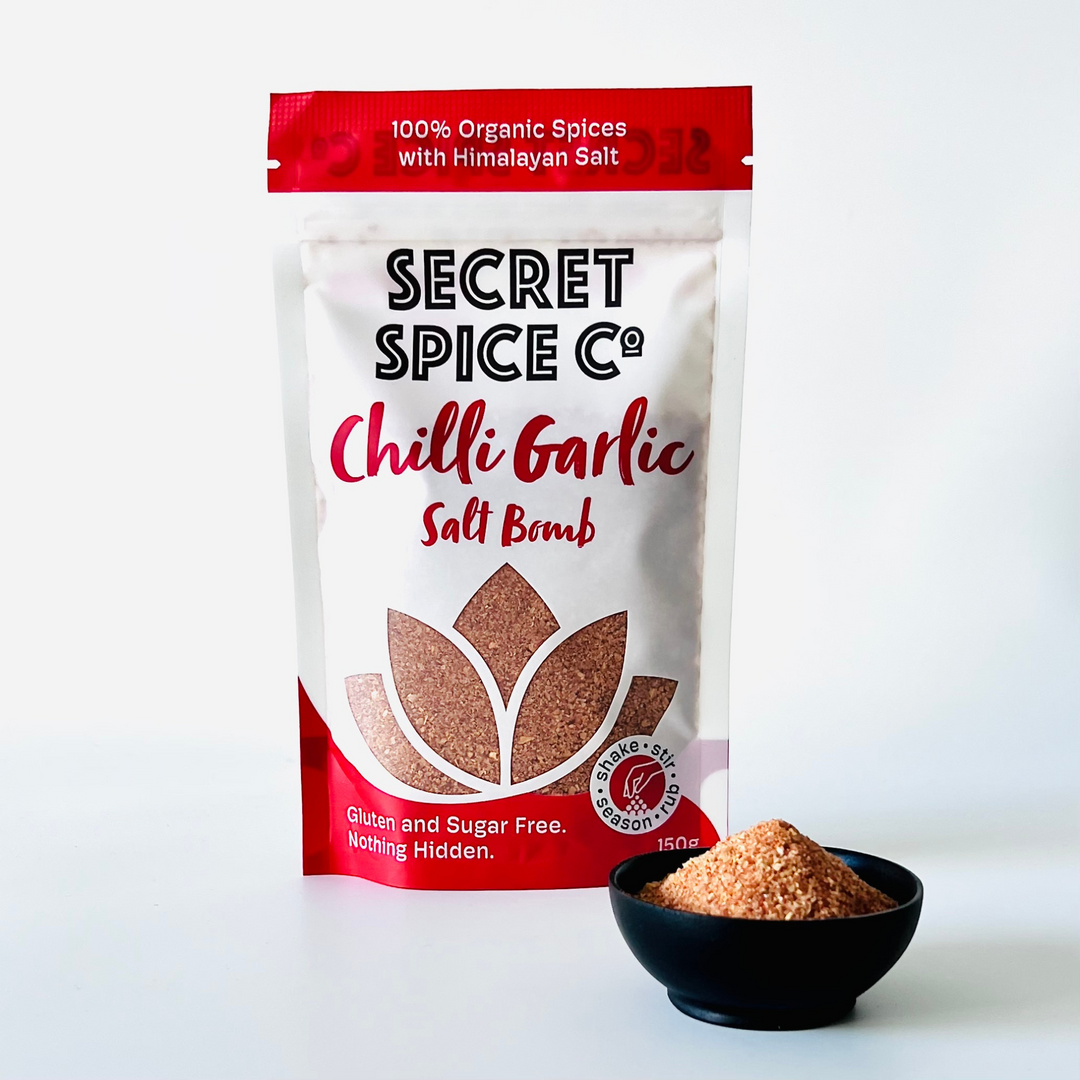 Chilli Garlic Salt | Organic & Additive Free – Secret Spice Co